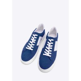 Wittchen Herren-Sneaker mit kontrastierender Sohle, marineblau, &Ouml;ko-Leder