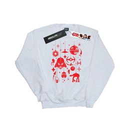 Star Wars - Sweatshirt f&uuml;r Damen (Wei&szlig;)