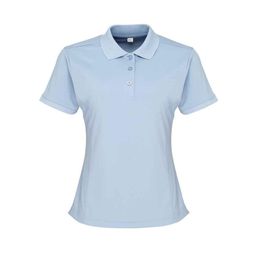 Premier - "Coolchecker" Poloshirt f&uuml;r Damen (Hellblau)
