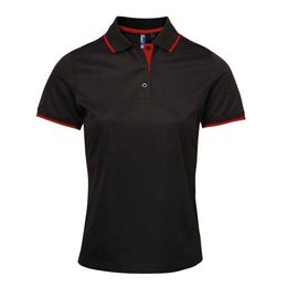 Premier - "Coolchecker" Poloshirt f&uuml;r Damen ()