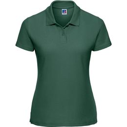 Russel Athletic Russell - "Classic" Poloshirt f&uuml;r Damen (Flaschengr&uuml;n)