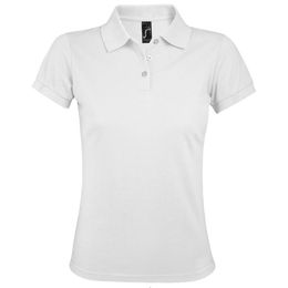 SOLS - PRIME Kurzarm Polo-Shirt - Damen (Wei&szlig;)