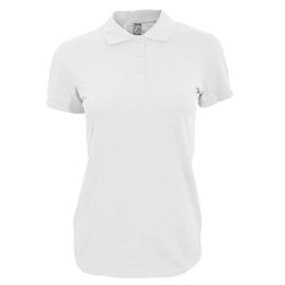 SOLS Womens/Ladies Perfect Pique Short Sleeve Polo Shirt (Wei&szlig;)