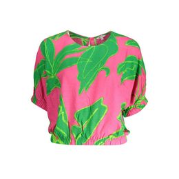 Desigual Bedrucktes Leinen-T-Shirt mit kurzen &Auml;rmeln