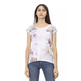 Blumenmuster T-Shirt im Freizeitstil