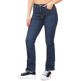Enzo | Womens Bootcut Jeans - Blau