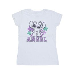 Disney - "Lilo & Stitch Angel" T-Shirt f&uuml;r Damen (Wei&szlig;)