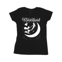 Disney - "Peter Pan Take Me To Neverland" T-Shirt f&uuml;r Damen (Schwarz)