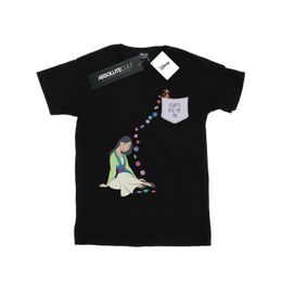 Disney - "Mulan Always Here For You" T-Shirt f&uuml;r Damen (Schwarz)
