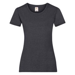 Fruit of the Loom Damen/Damen Lady-Fit Valueweight Kurzarm-T-Shirt (5er Pack) (Dark Heather)