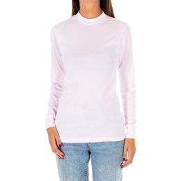 Lang&auml;rmeliges T-Shirt mit halbhohem Kragen 1625-M Damen