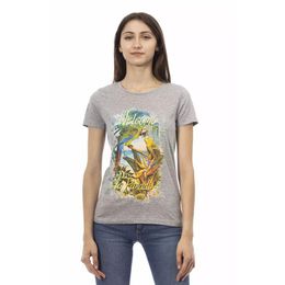 Papagei Grafik T-Shirt Kurzarm L&auml;ssiges Oberteil