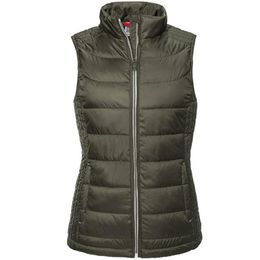 Russel Athletic Russell Womens/Ladies Nano Padded Bodywarmer (Dunkel-Olive)