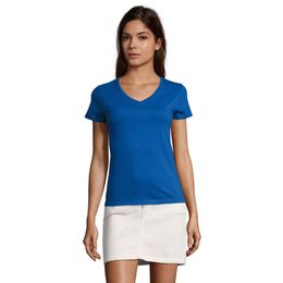 SOLS - "Imperial" T-Shirt V-Ausschnitt f&uuml;r Damen (K&ouml;nigsblau)