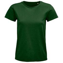 SOLS - "Pioneer" T-Shirt Baumwolle aus biologischem Anbau f&uuml;r Damen (Flaschengr&uuml;n)