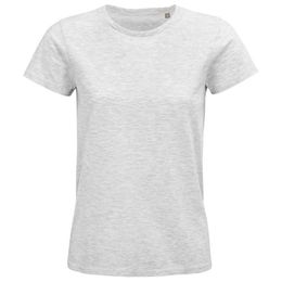 SOLS - "Pioneer" T-Shirt Baumwolle aus biologischem Anbau f&uuml;r Damen (Asche)