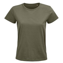 SOLS - "Pioneer" T-Shirt Baumwolle aus biologischem Anbau f&uuml;r Damen (Khaki)