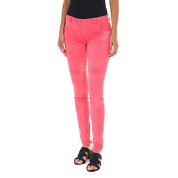 Met Lange Denim-Hose aus elastischem Stoff 70DBF0518-G291 Frau