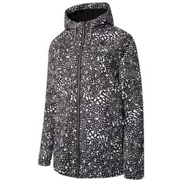 Dare 2b Womens/Ladies The Laura Whitmore Edit - Deviation II Dotted Waterproof Jacket (Schwarz/Wei&szlig;)