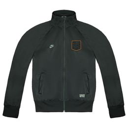 Nike KNVB Track Jacke Rei&szlig;verschluss up schwarze Frauenfu&szlig;ballstrecke Top 531357 010