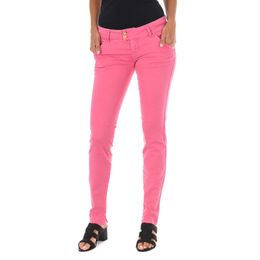 Met Damen Hose K-Chino Slim Fit Kn&ouml;chellang Rosa