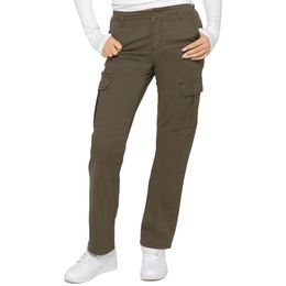 Enzo | Womens Stretch Cargo Jeans