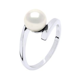 Armreif-Ring, echte S&uuml;&szlig;wasser-Zuchtperle, rund, 7&ndash;8 mm
