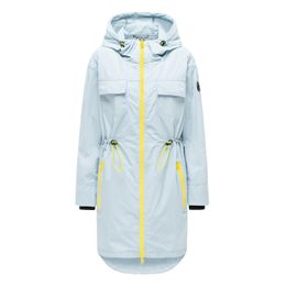 Marikoo Damen Mantel &Uuml;bergangsjacke Tr&uuml;ffelbonbon mit Kapuze