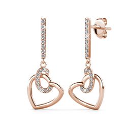 Allure Ohrringe - Ros&eacute;gold und Kristall