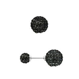 DIADEMA - Ohrringe Black Night - Kristall Schwarz - Kollektion Crystal Pearl