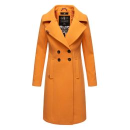 Navahoo Damen Trenchcoat Wooly &ndash; Premium Wintermantel mit Eleganter Passform