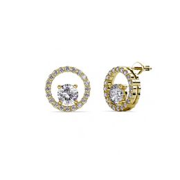 Desiree Ohrringe - Gold und Kristall