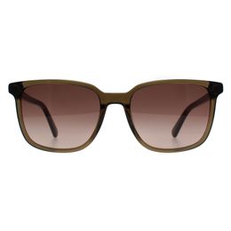 Banana Republic Rectangle Herren Gr&uuml;n Braun Gradient BR 4003/S