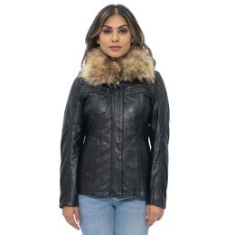 Damen-Parker-Jacke aus Leder &ndash; Arvada