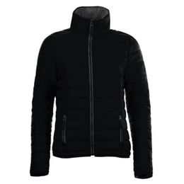 SOLS Womens/Ladies Ride Padded Water Repellent Jacket (Schwarz)