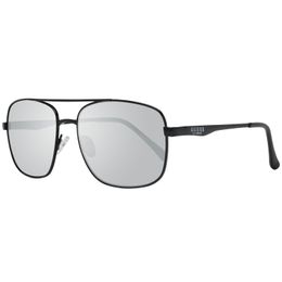 Guess Sonnenbrille GF0211 01C Schwarz Silber Verspiegelt