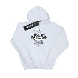 Disney - "Mickey And Minnie Mouse Mousecrush Mondays" Kapuzenpullover f&uuml;r M&auml;dchen (Wei&szlig;)