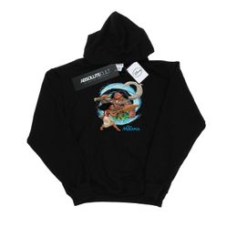 Disney - "Moana And Maui Wave" Kapuzenpullover f&uuml;r M&auml;dchen (Schwarz)
