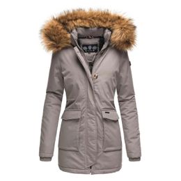 Navahoo Damen Winterjacke Schneeengel Princess &ndash; Klassisch, Warm & Mit Abnehmbarem Kunstfellkragen