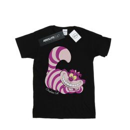 Disney - "Alice In Wonderland Cheshire Cat" T-Shirt f&uuml;r M&auml;dchen (Schwarz)