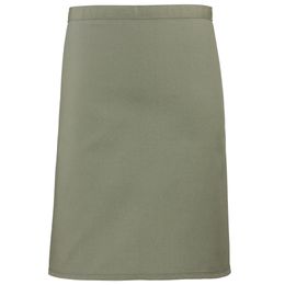 Premier Ladies/Womens Mid-Length Apron (2er-Pack) (Salbei)
