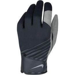 Nike - Herren Winterhandschuhe, Wildleder (Schwarz)