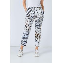 Animal Print Fitted Pants
