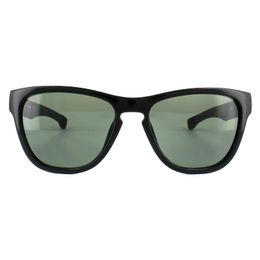 Lacoste Rectangle Unisex Schwarz Gr&uuml;n Sonnenbrille