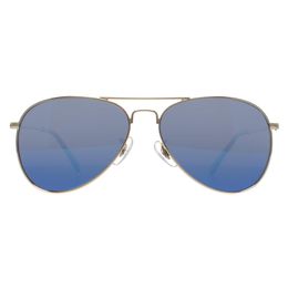 Prive Revaux Aviator Unisex Palladium Blau Farbverlauf Commando Mini