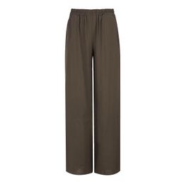 Khaki Eleganz Hose mit weitem Bein