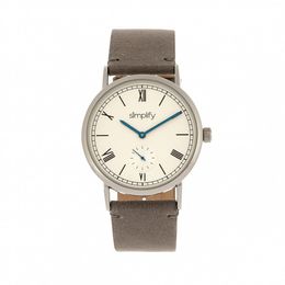 Simplifiez la montre &agrave; bracelet en cuir 5100