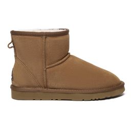 EVER AU Damen Leder Kurzstiefel - Ostrich