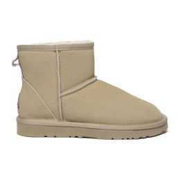 EVER AU Damen Leder Kurzstiefel - Ostrich