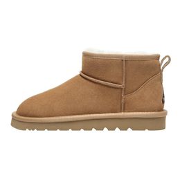 EVER AU Frauen Finch Ultra Mini Klassische Stiefel - Kastanie